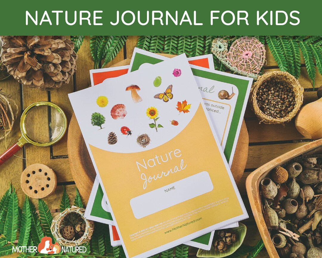 Nature Journal for Kids Nature Study Journal Outdoor - Etsy