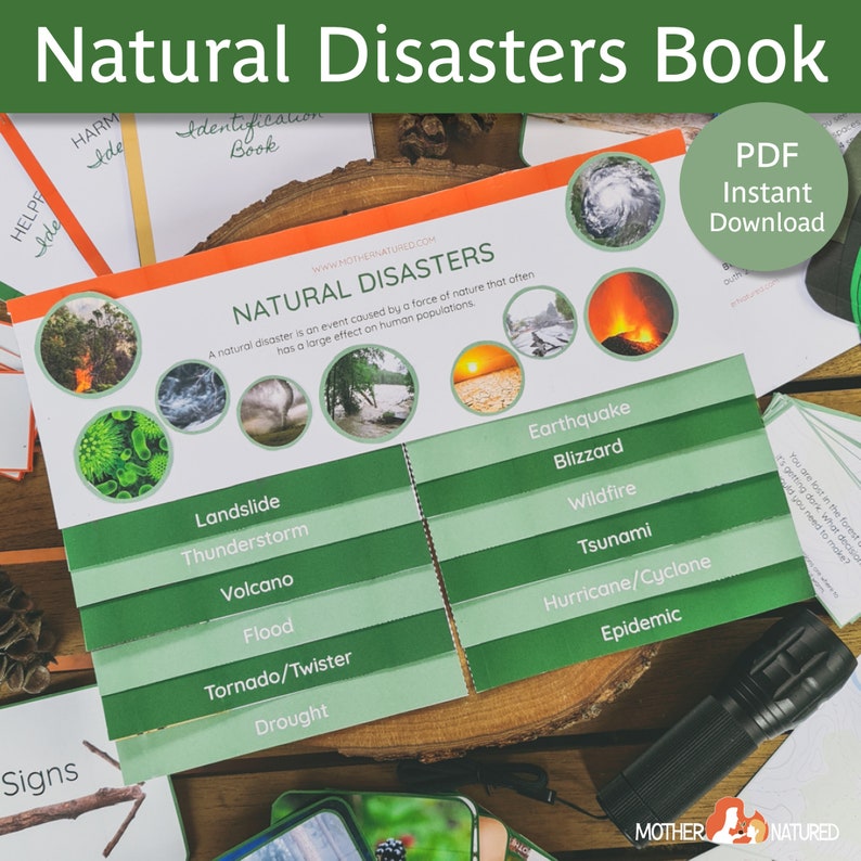 Natural Disaster Worksheet Natural Disasters Booklet Natural Disasters ...