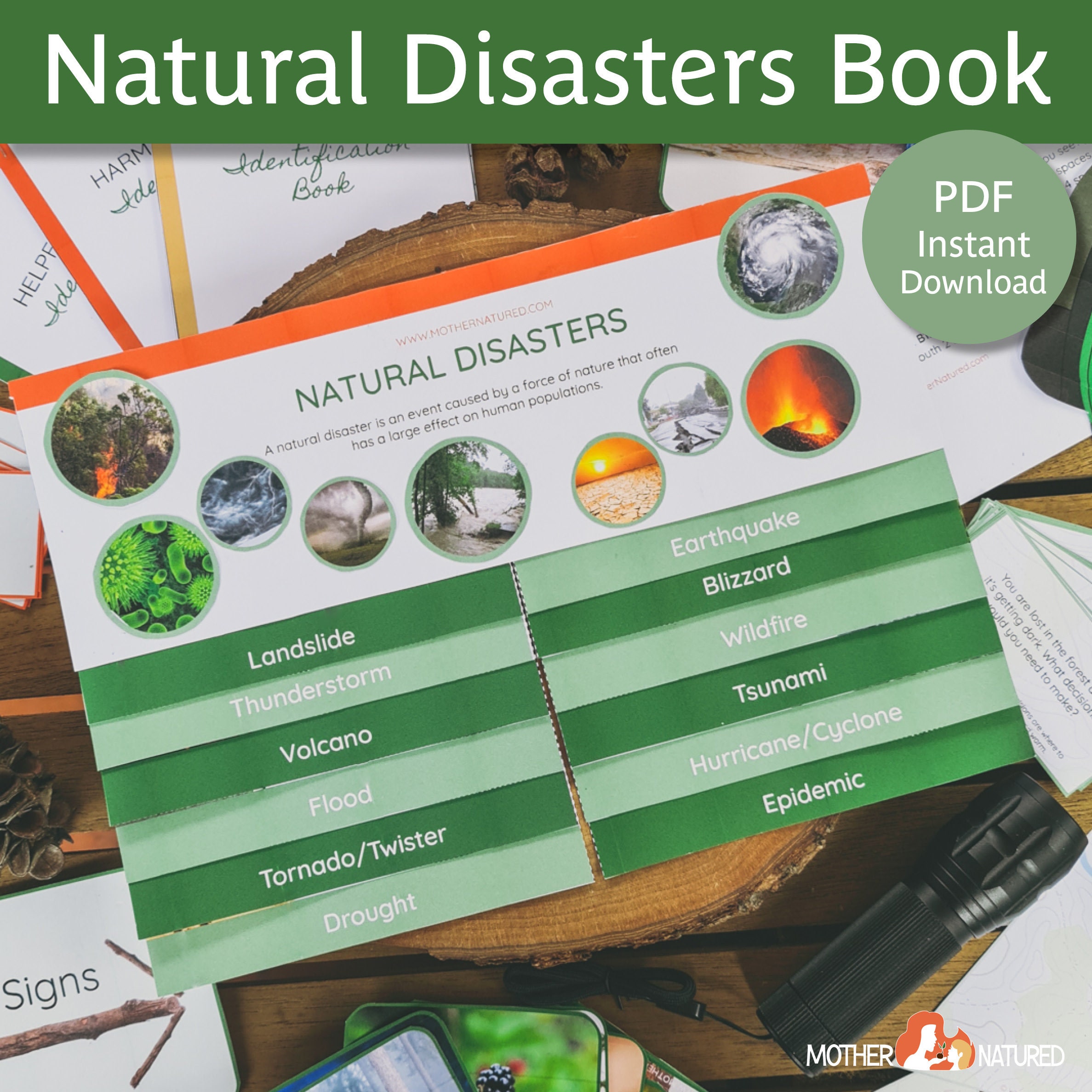 Natural Disaster Worksheet Natural Disasters Booklet Natural Disasters ...
