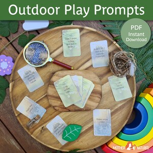Nature Play Activity Cards | Outdoor Play Activity Cards | Outdoor Play ...