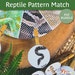 Reptile Matching Activity | Reptile Game | Pattern Activity | Preschool ...