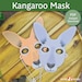 Kangaroo Mask Printable Kangaroo Mask for Kids Australian Animal Mask ...