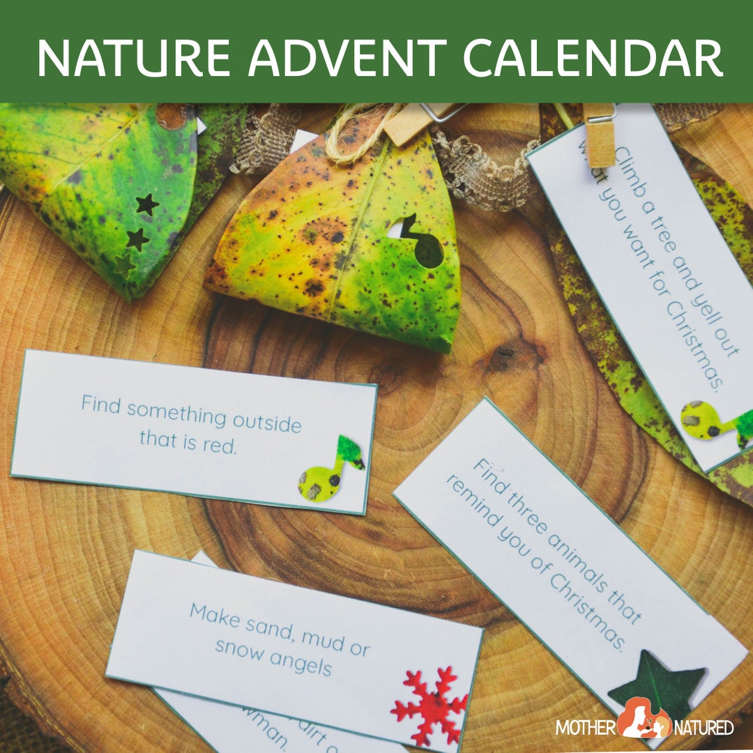 Nature Play Advent Calendar | Nature Advent Calendar | Outdoor ...