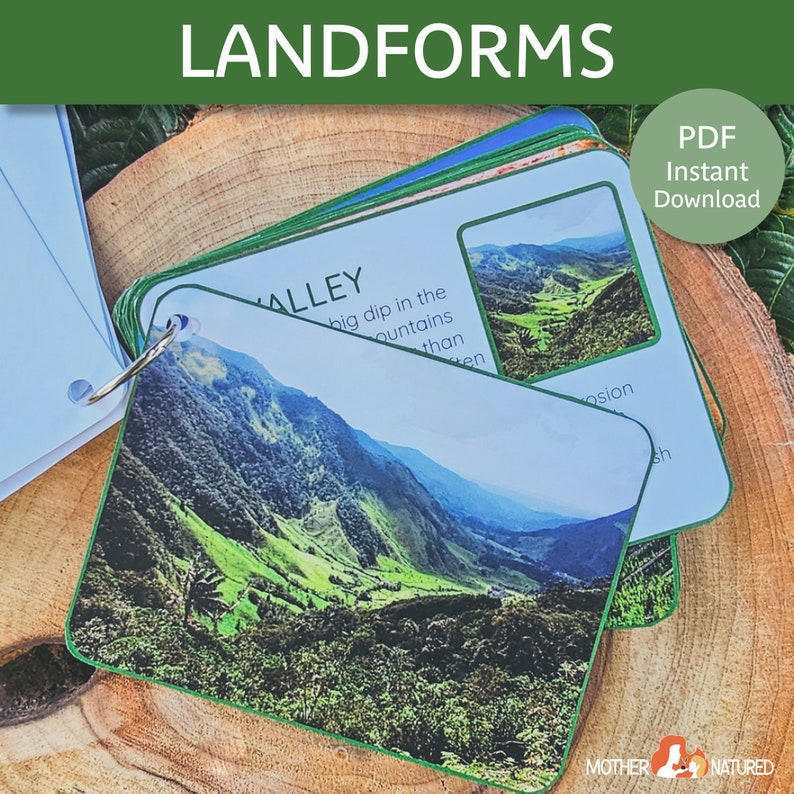 Landforms Booklet | Landforms Worksheet | Landforms Printable ...