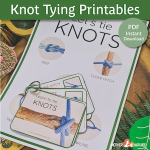 Knot Tying Guide | Knot Poster | Knot Booklet | Knot Tying Activities | How to Tie Knots | Rope ...
