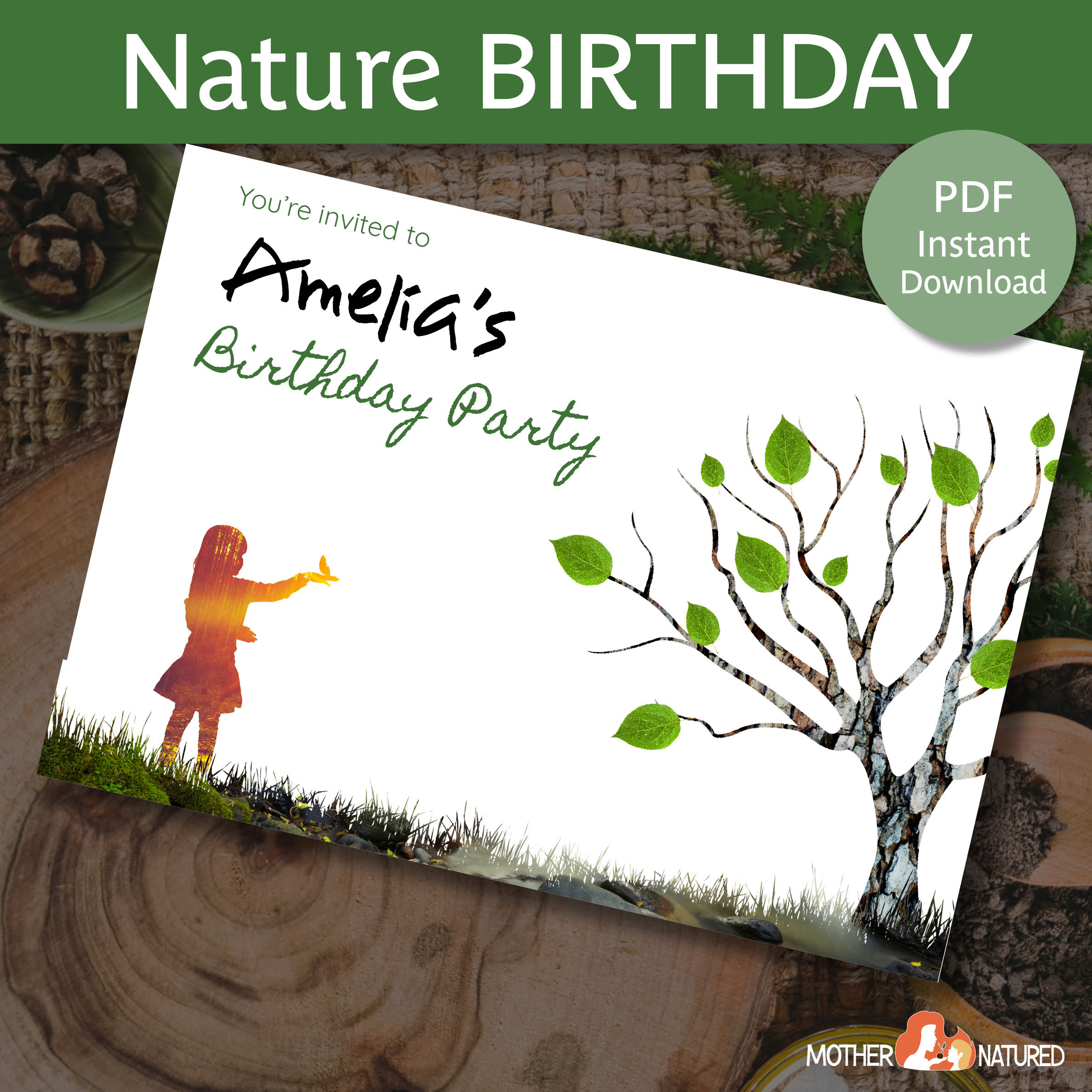 Nature Party Nature Birthday Party Outdoor Party Nature - Etsy