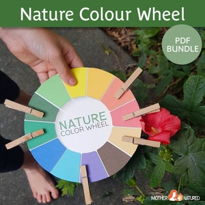 Nature COLOUR Wheel | Nature COLOR Wheel | Nature Play Printable ...
