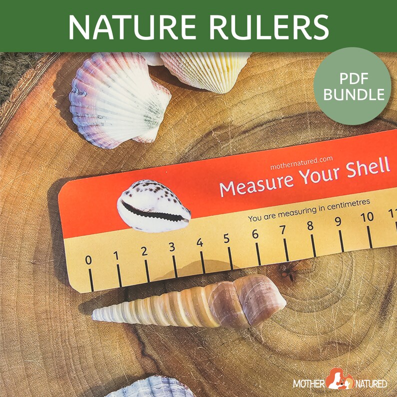 Measure Nature Rulers | Outdoor Play Printables | Nature Math | Nature ...