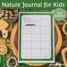 Nature Journal for Kids Nature Study Journal Outdoor - Etsy