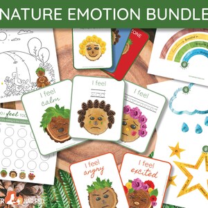 Nature Emotion Printables for Kids Montessori Emotion - Etsy