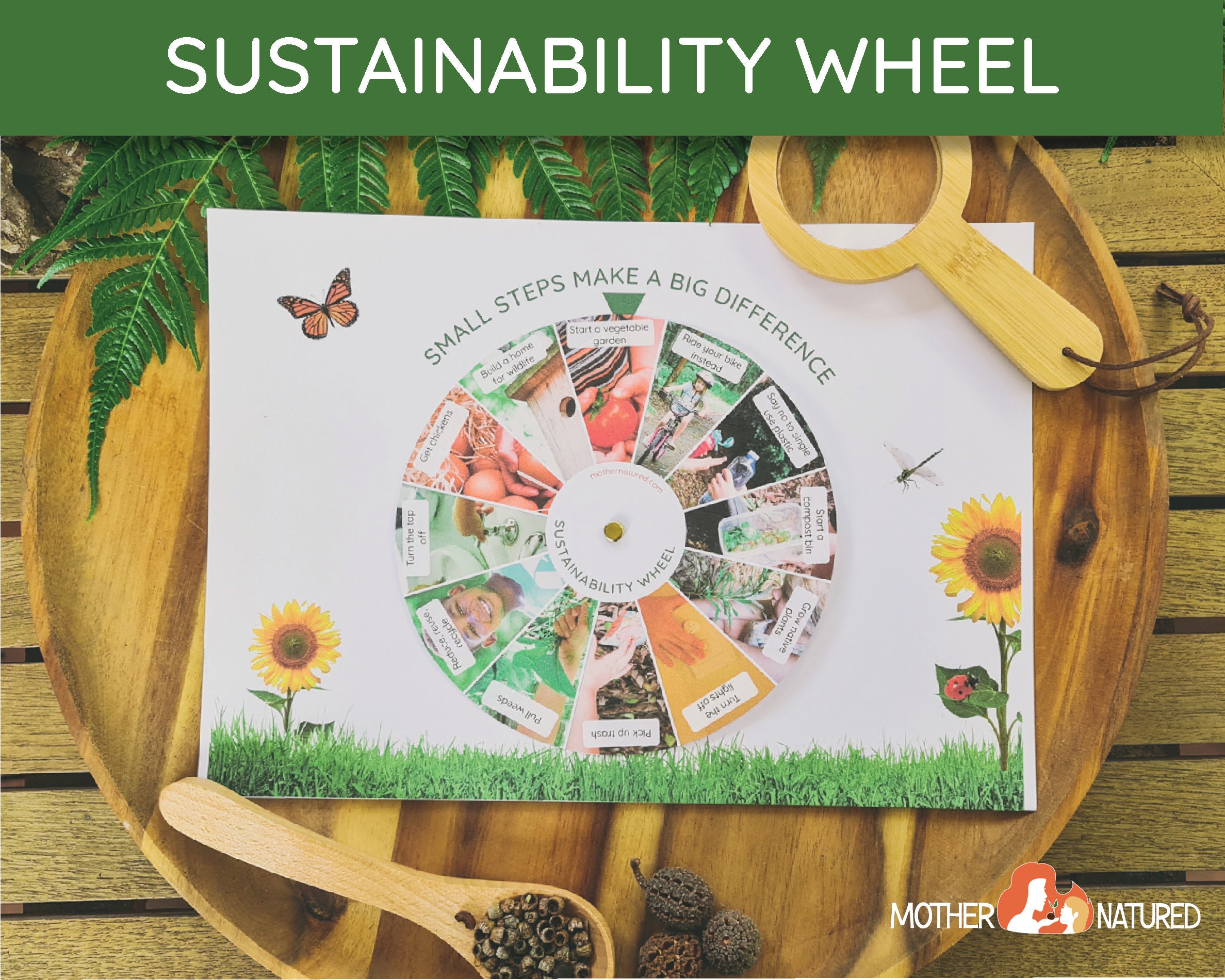 Sustainability Activity for Kids Sustainability Wheel Sustainability ...