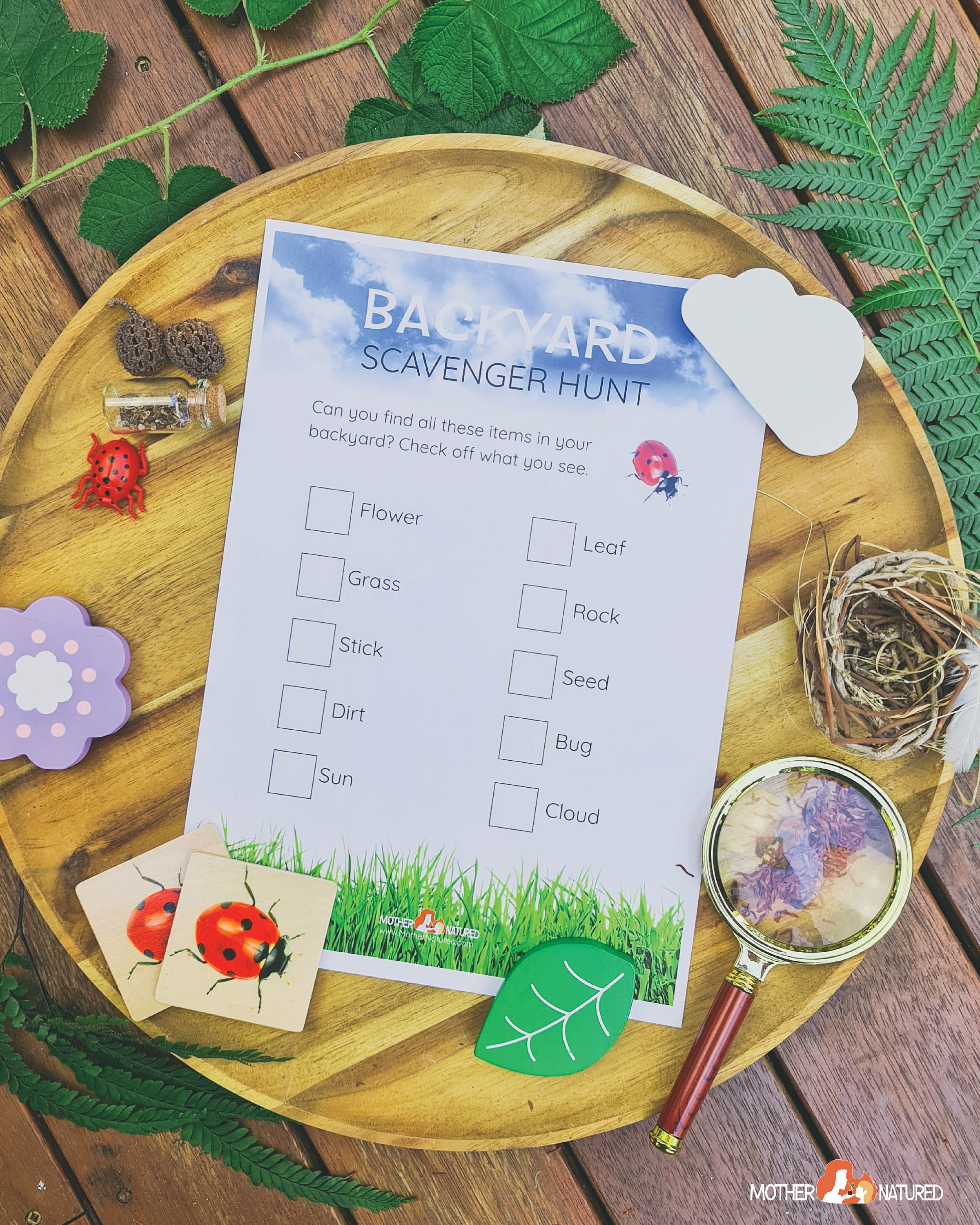 Backyard Scavenger Hunt Backyard Activities for Kids Backyard Games ...