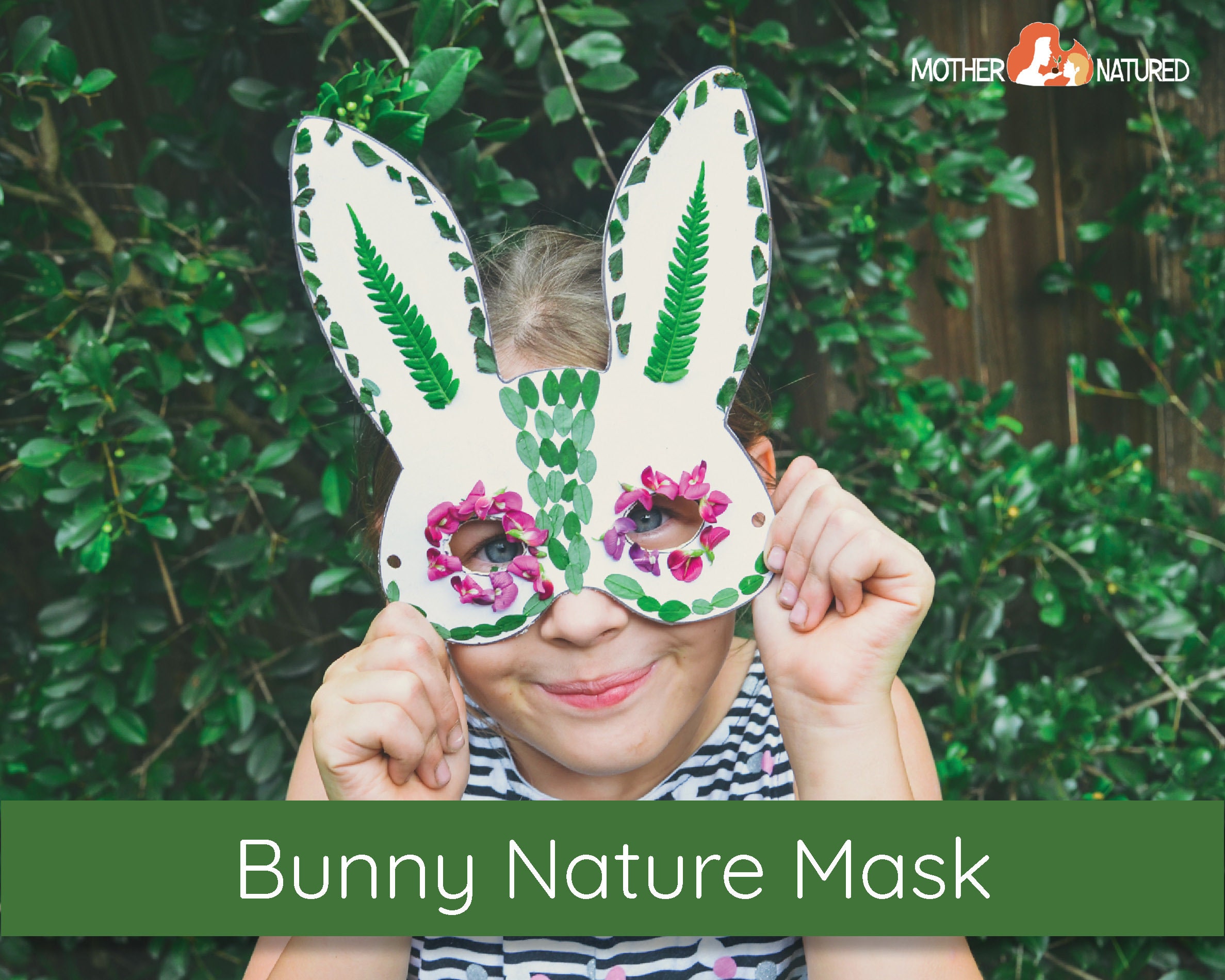 Bunny Mask Rabbit Mask Easter Mask Nature Bunny Mask - Etsy