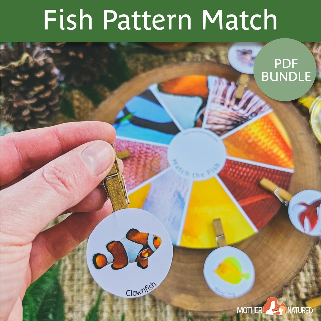 Fish Matching Activity | Fish Game | Pattern Activity | Preschool ...