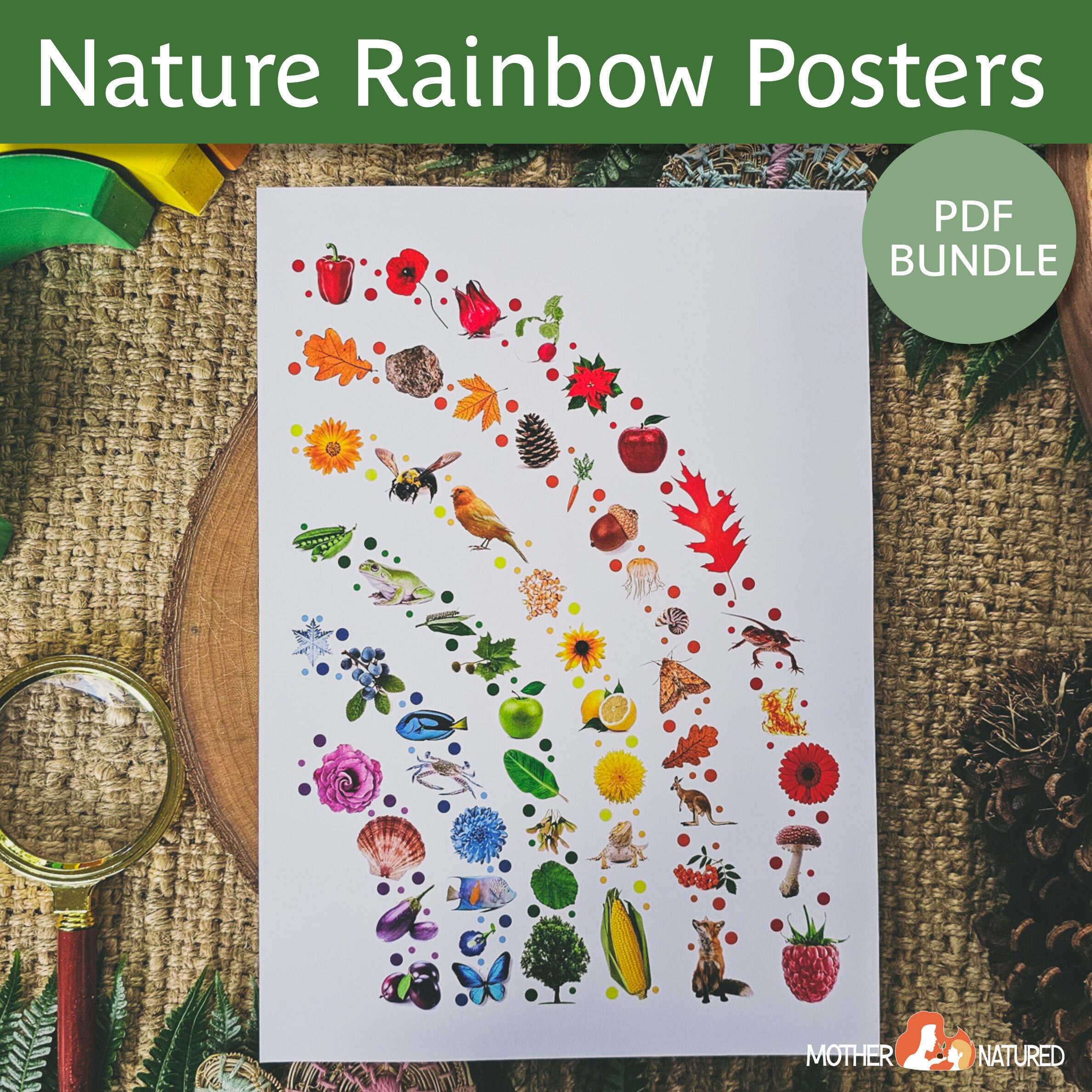 Rainbow Printable Rainbow Posters Nature Rainbow Rainbow - Etsy Australia