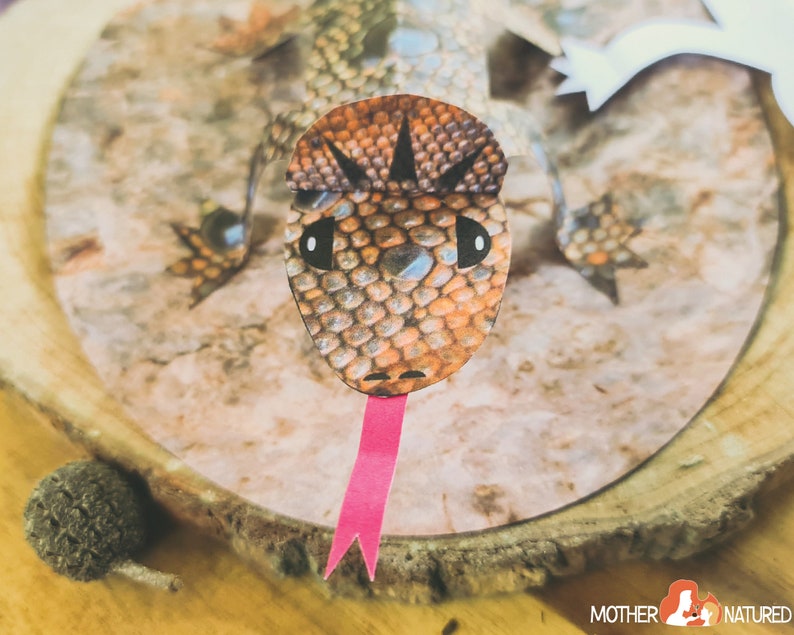 3D Lizard Craft Lizard Activity Lizard Craft for Kids - Etsy