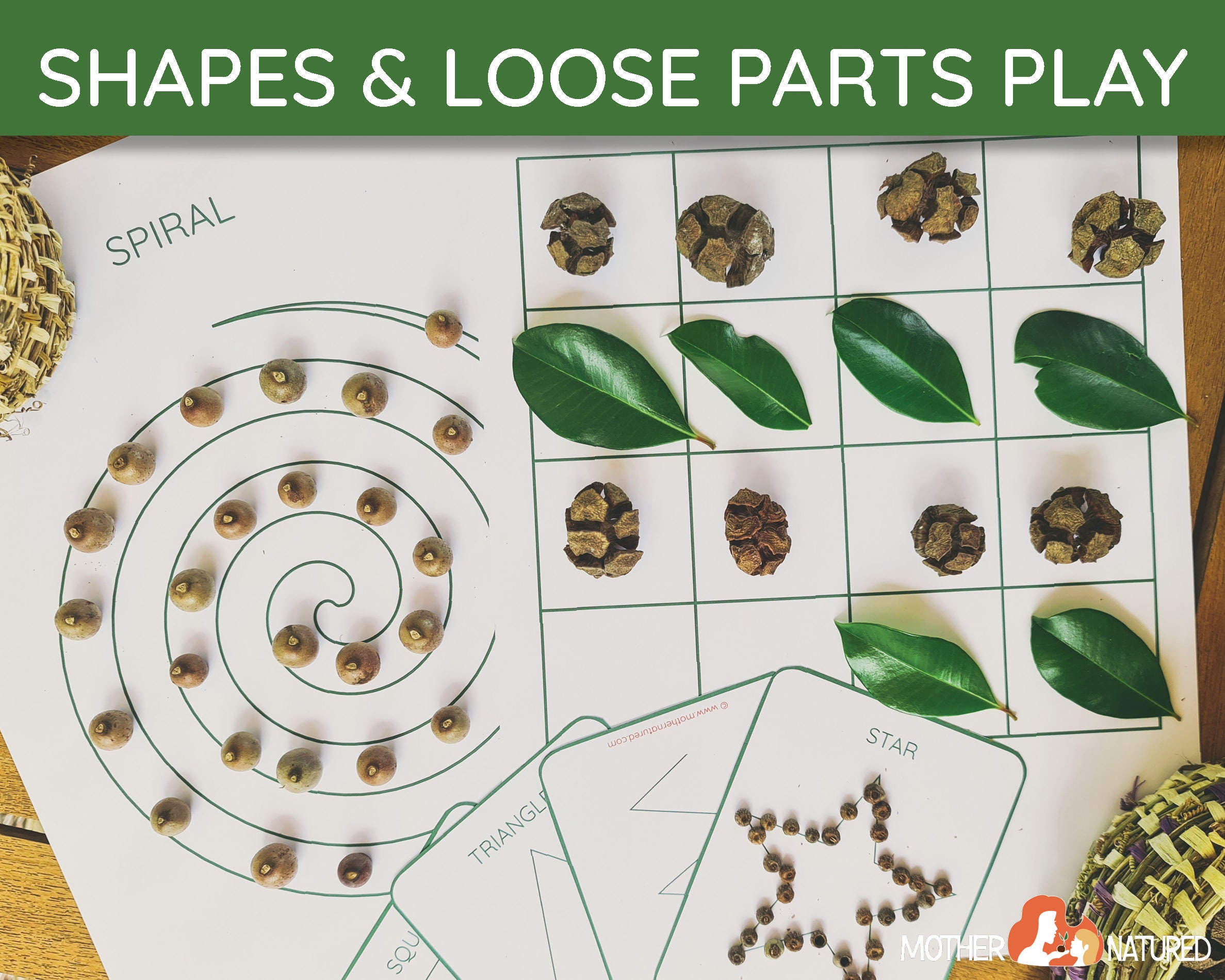 Loose Parts Play Shape Printables EYLF Loose Parts - Etsy