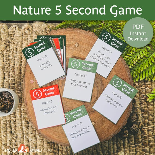Nature Theme Cards - Etsy