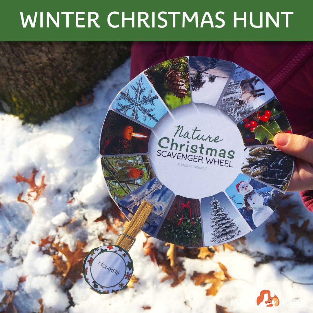 White CHRISTMAS SCAVENGER HUNT | Winter Scavenger Hunt | Outdoor ...