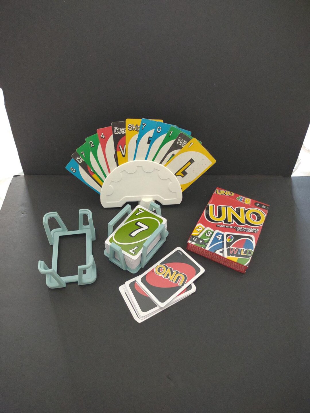 Uno Card Game Table Top Card Stand and Deck Storage Box - Etsy