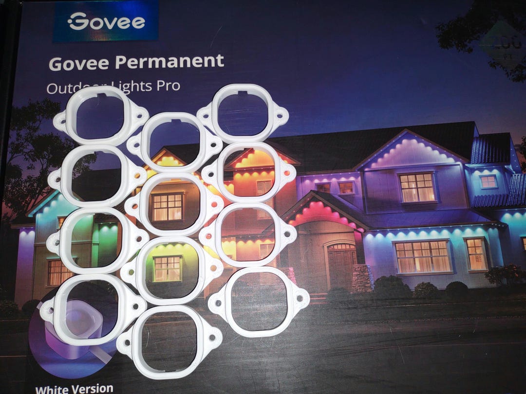 Govee Permanent Outdoor Lights - Mounting Bracket for Pro Series for ...