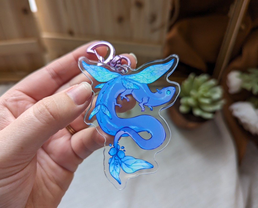 Fairy Dragon Keychain Charm Dnd Feywild Pastel Cute Dragonfly ...