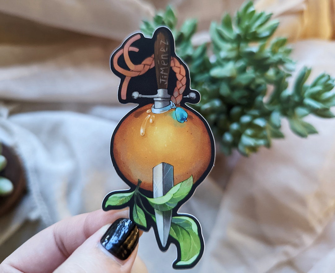 OFMD Orange & Dagger Sticker Pirate Jim Jimenez Seas Ocean - Etsy