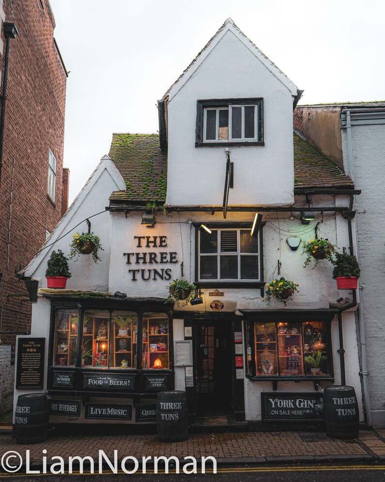 The Three Tuns, York - Etsy