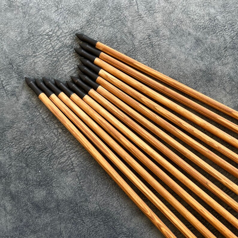 Traditional Wooden Target Arrow Golden Design 12 PCS / Ottoman and ...