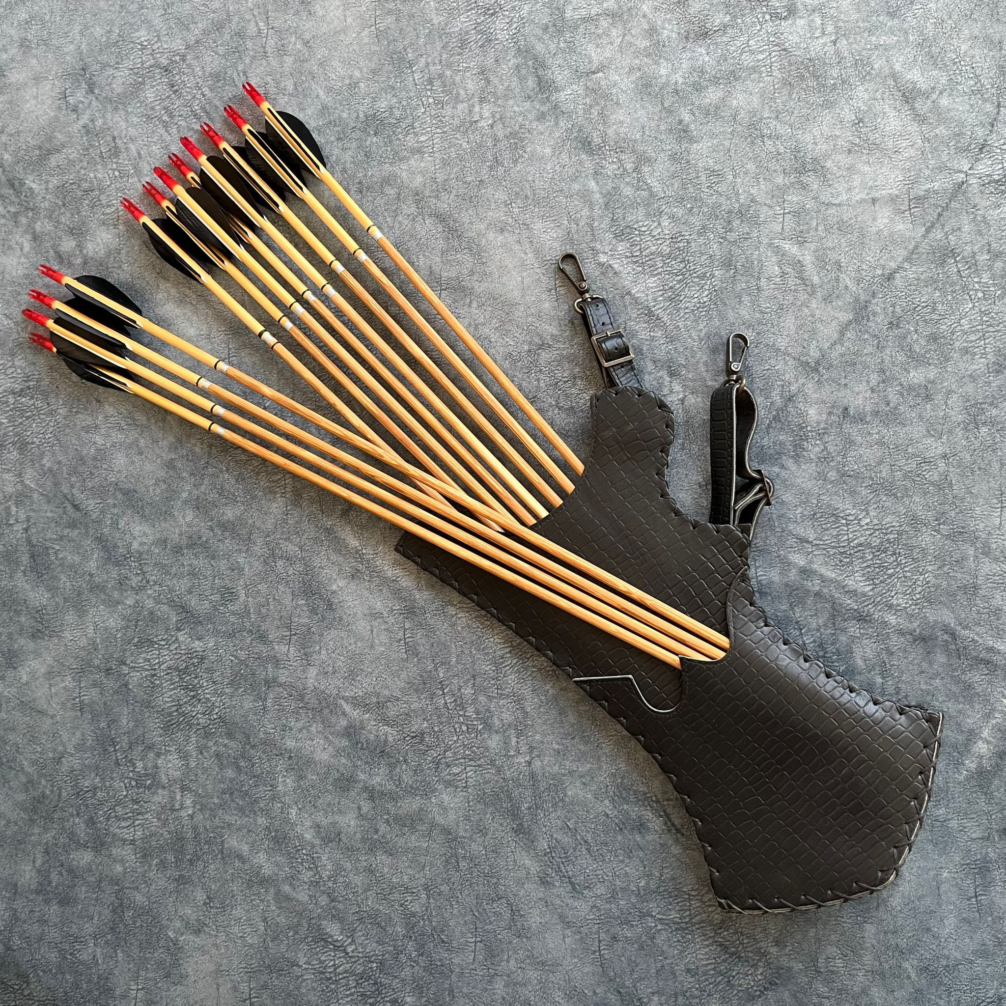Traditional Wooden Target Arrow Golden Design 12 PCS / Ottoman and ...