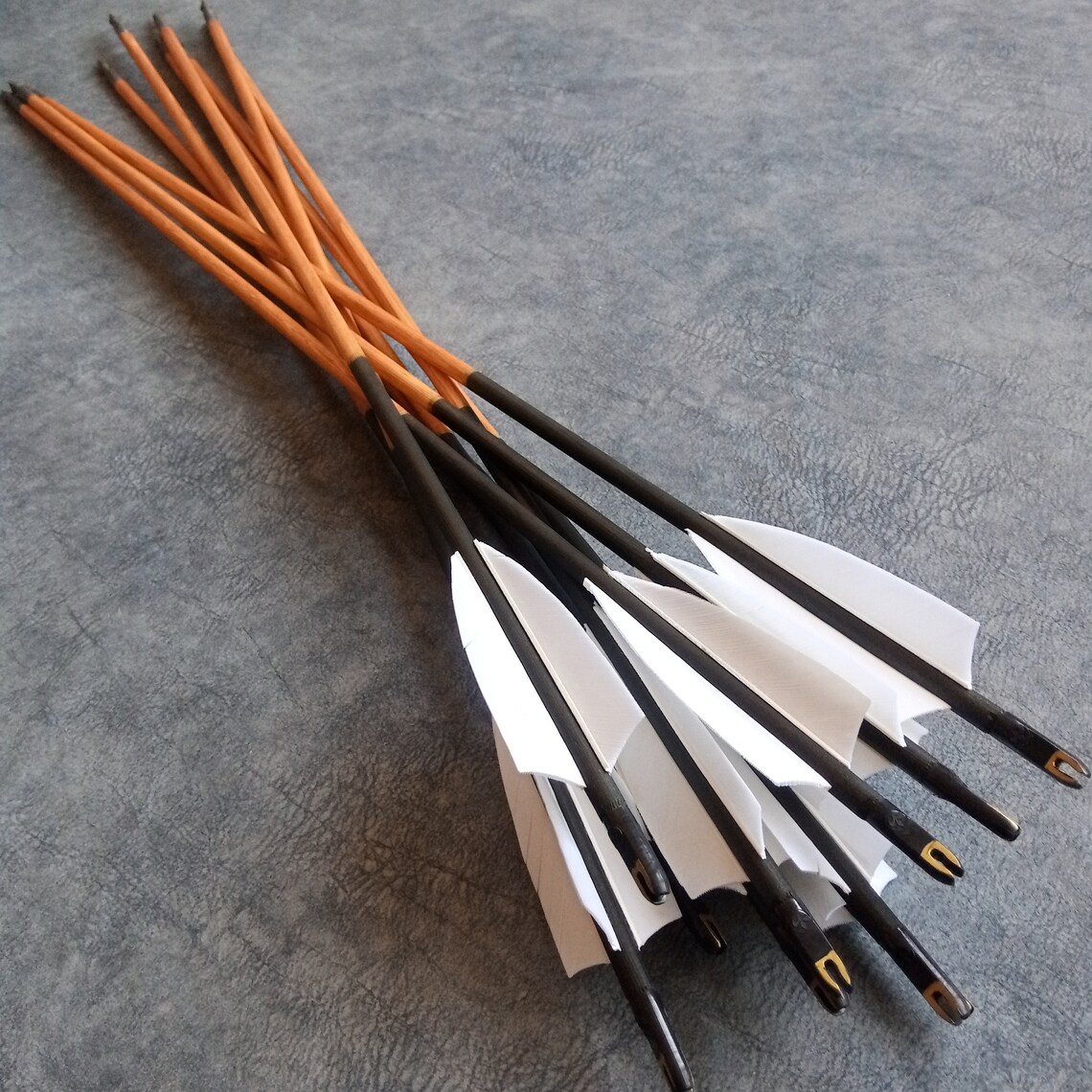 Traditional Wooden Hunting Arrow - Medieval Design - 6 PCS / Ottoman ...