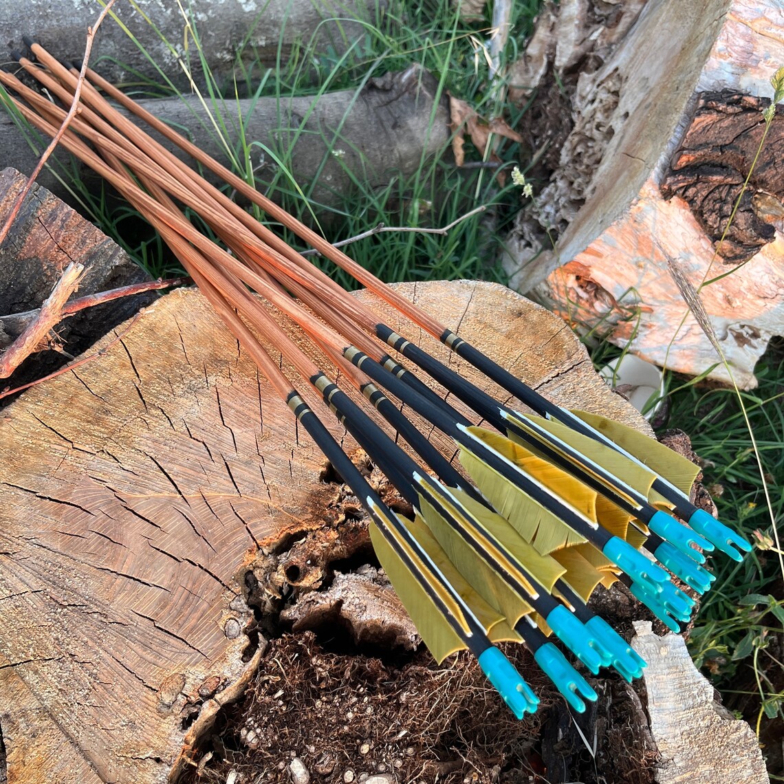 Traditional Wooden Target Arrow Castle Nock baturgez Khaki & Black ...