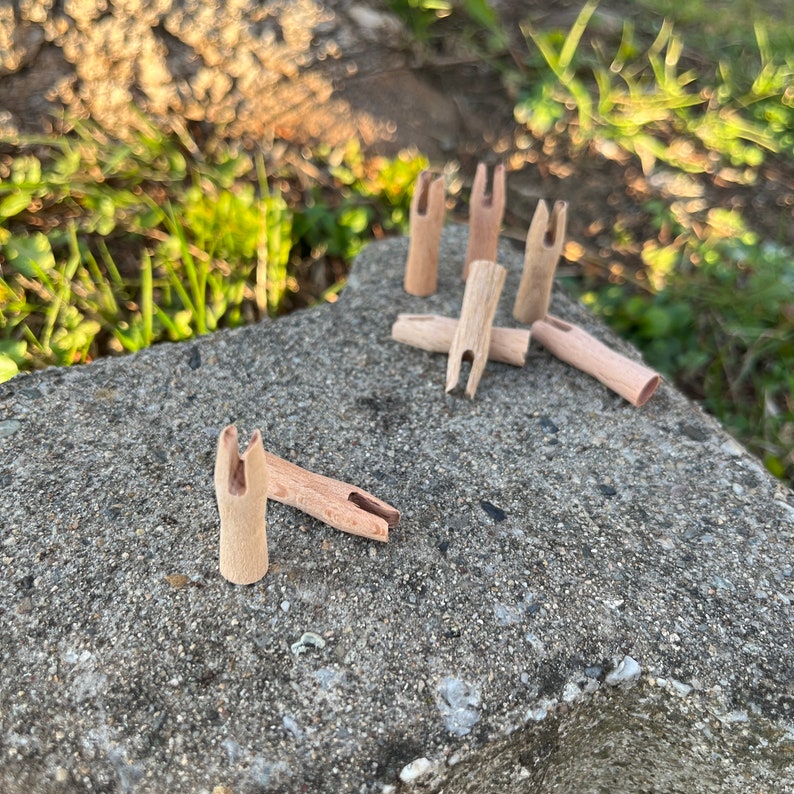 Handmade Wooden Arrow Nock 100 Pcs - Shapely Form - Traditional Ottoman ...