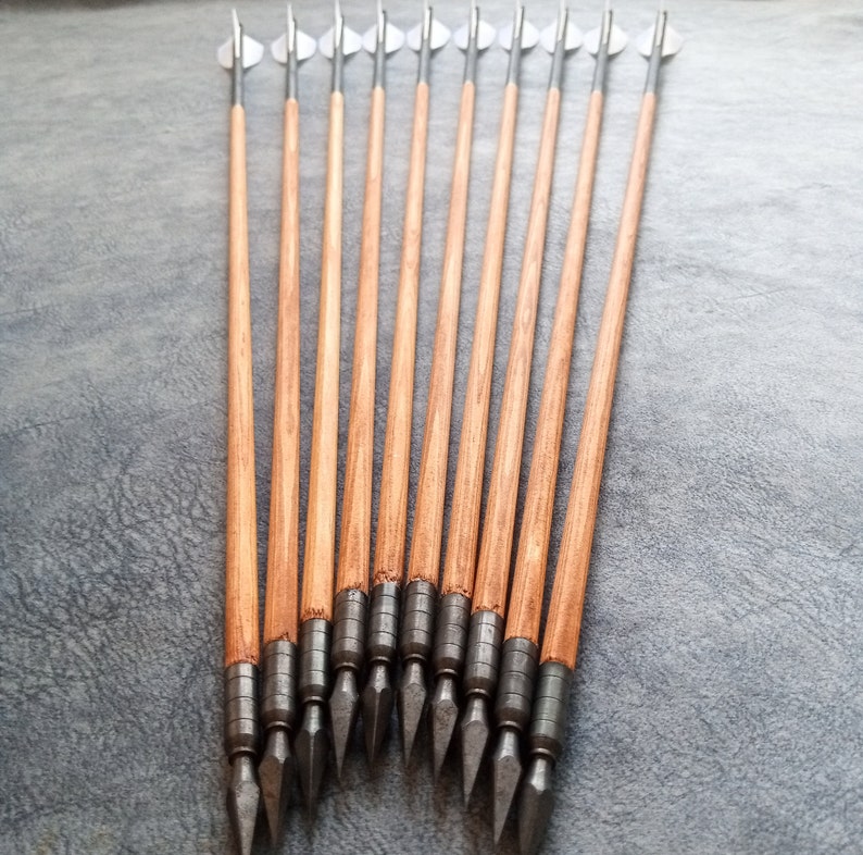 Traditional Wooden Hunting Arrow Medieval Design 6 PCS / Ottoman and ...