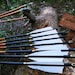 Traditional Wooden Hunting Arrow - Medieval Design - 6 PCS / Ottoman ...