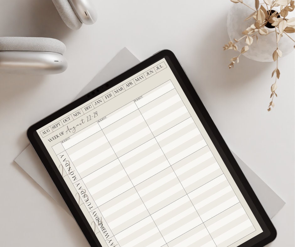 Digital Teacher Planner 2022-2023 - Etsy