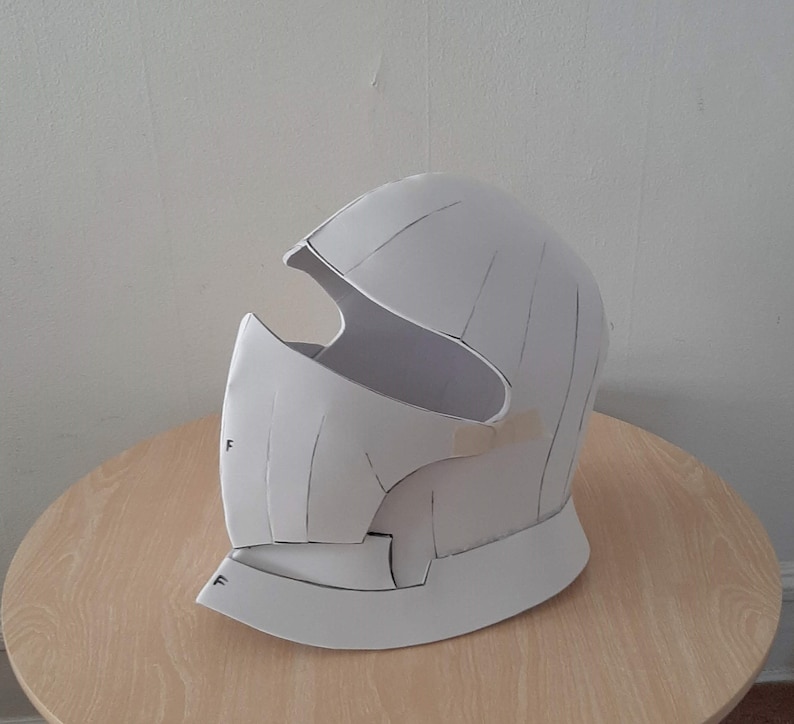 Close Helmet Cosplay Template Pattern - Etsy
