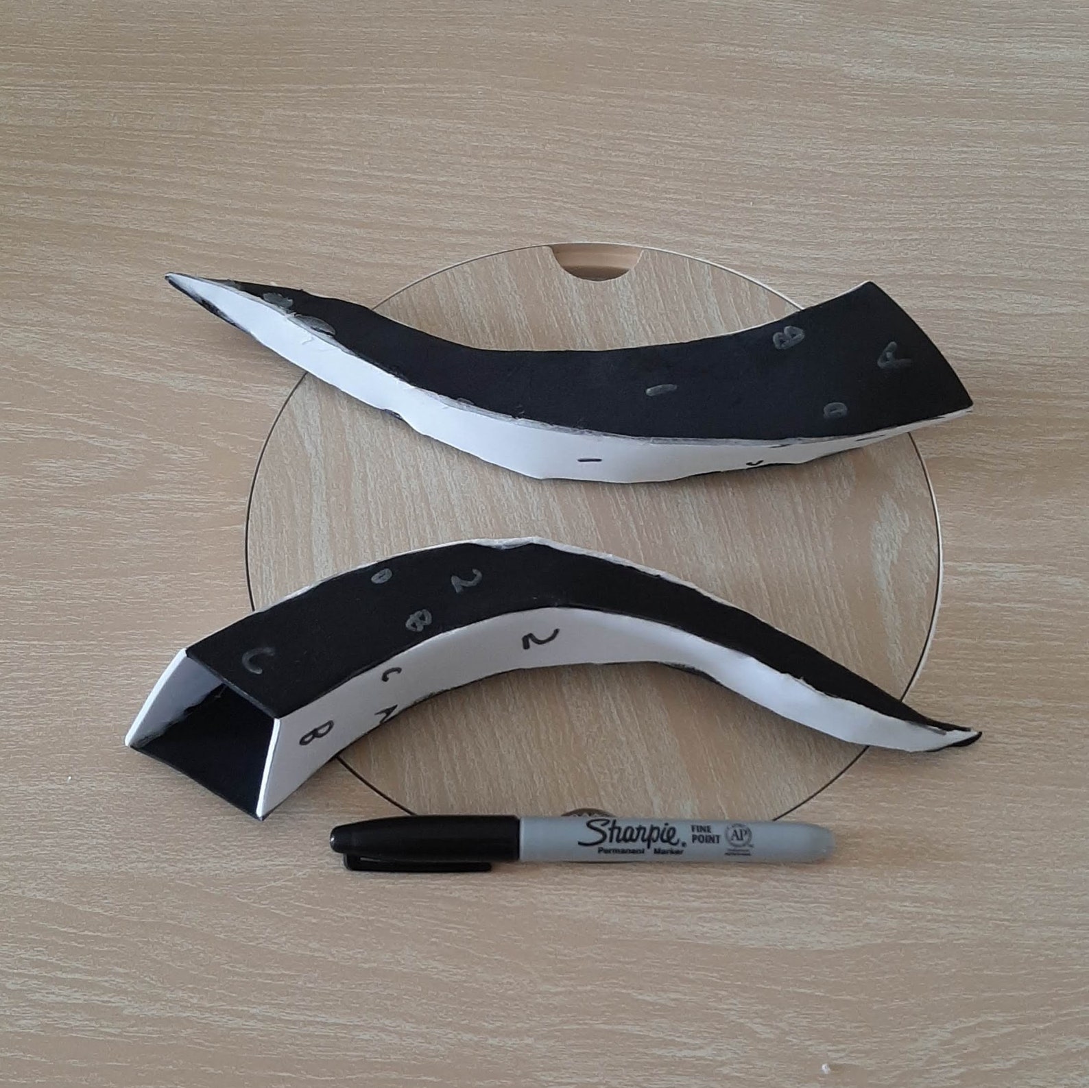 Cosplay Demon Horn Template Pattern - Etsy