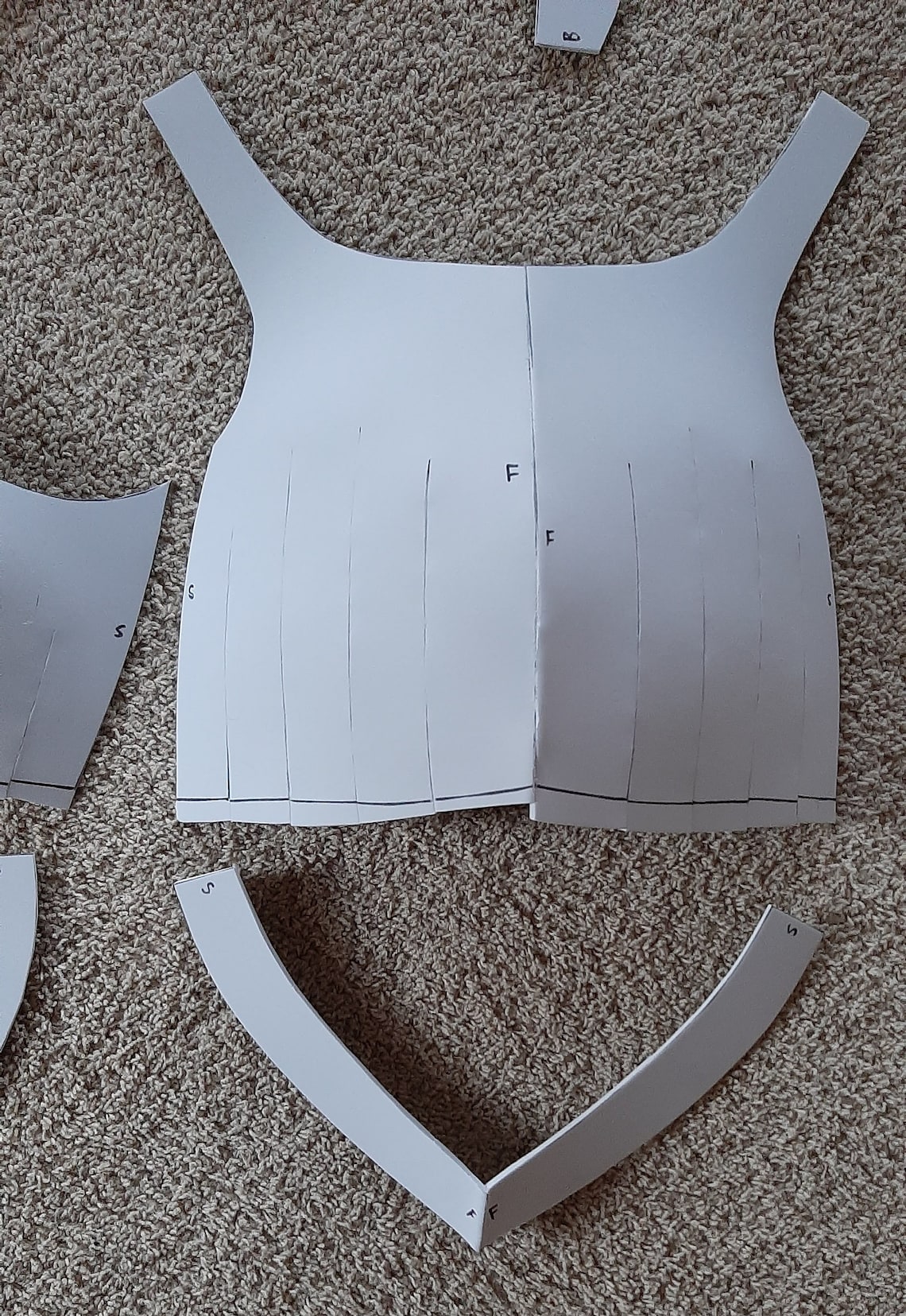 Basic Cuirass Cosplay Template Pattern - Etsy