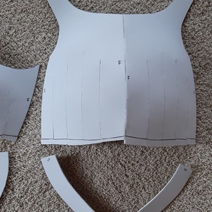 Basic Cuirass Cosplay Template Pattern - Etsy