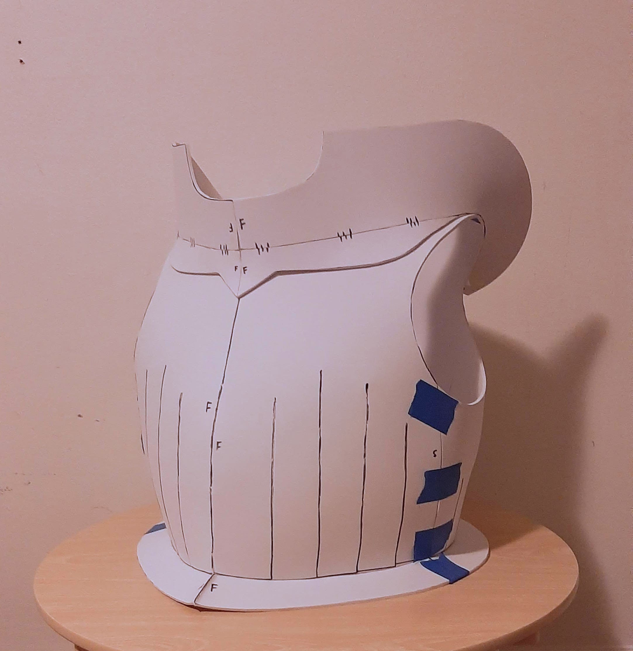 Basic Cuirass Cosplay Template Pattern - Etsy