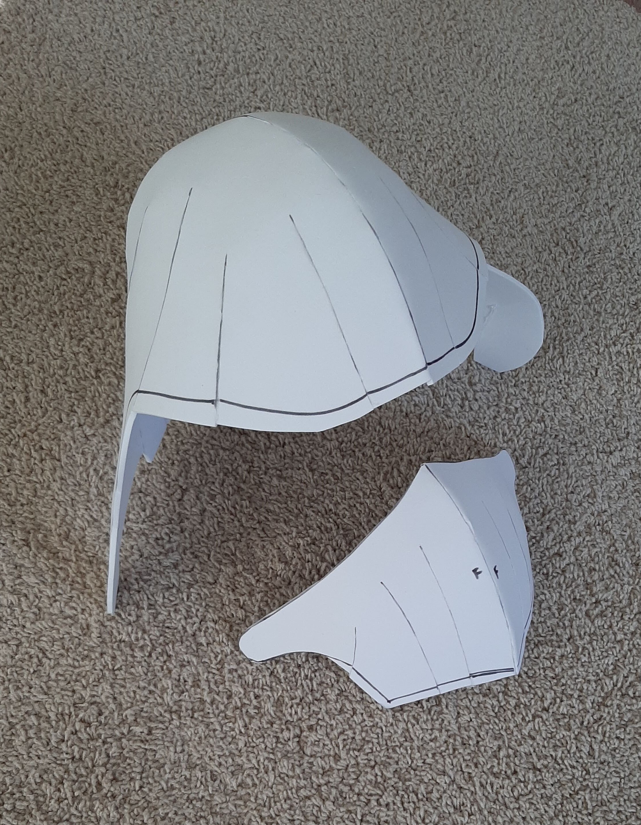 Close Helmet Cosplay Template Pattern - Etsy