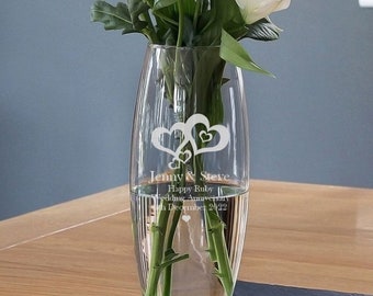 Ruby Wedding Anniversary Vase - Etsy UK