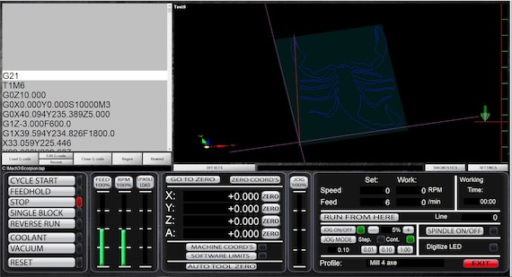 Mach3 Mill New Screenset - Etsy