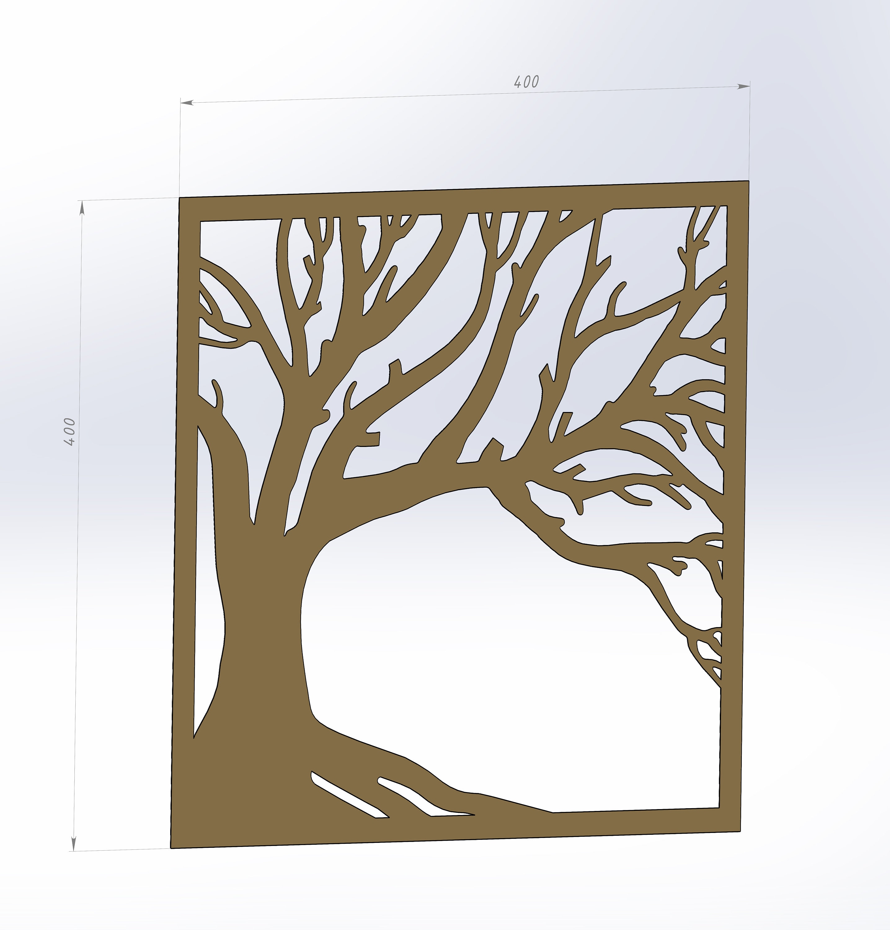 Tree Tree Insert Dxf Svg Png Pdf File Clean Cut File for - Etsy