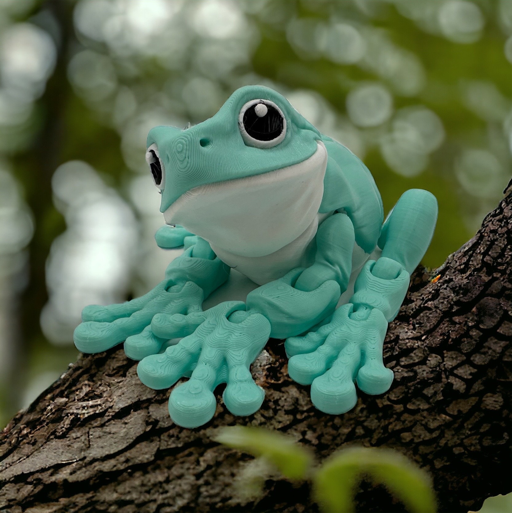 3D Printed Magnetic Flexi Frogs - Etsy