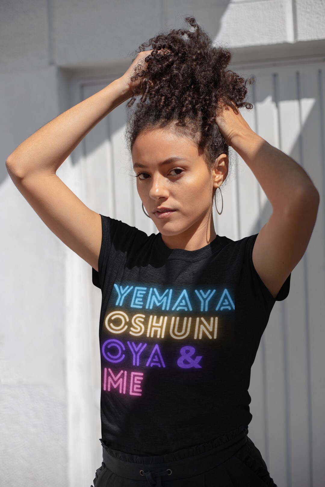 Female Orishas Shirt, Ifa, Yemaya, Oshun, Oya, Santeria, Orisha Power ...