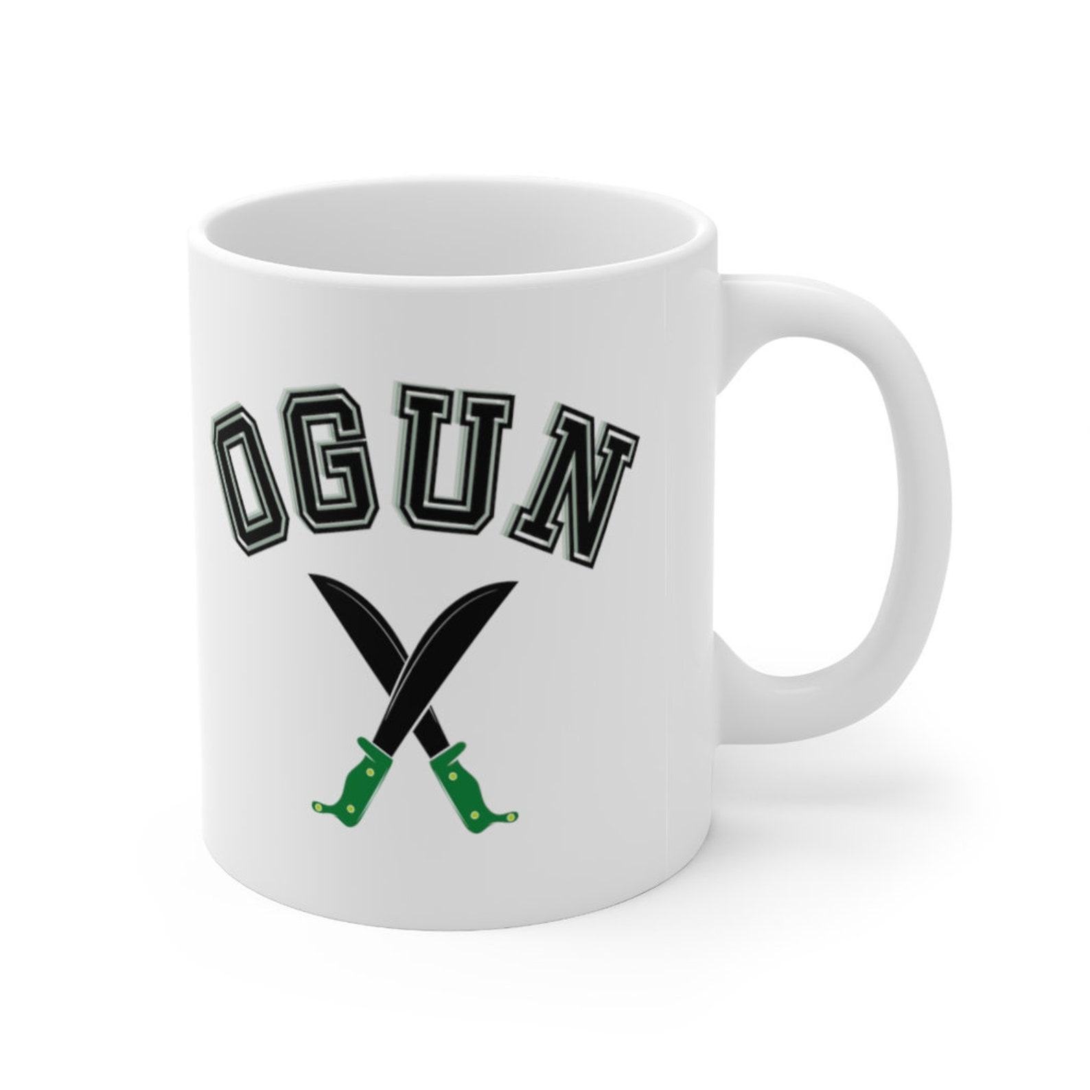 OGUN Machete Mug Santeria Orisha Power protection Power - Etsy