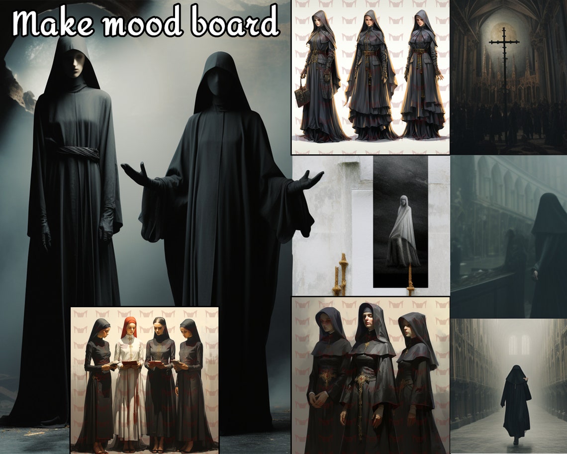 Nuns Habit for Post-apocalyptic Dystopian Future Set 1 Futuristic ...