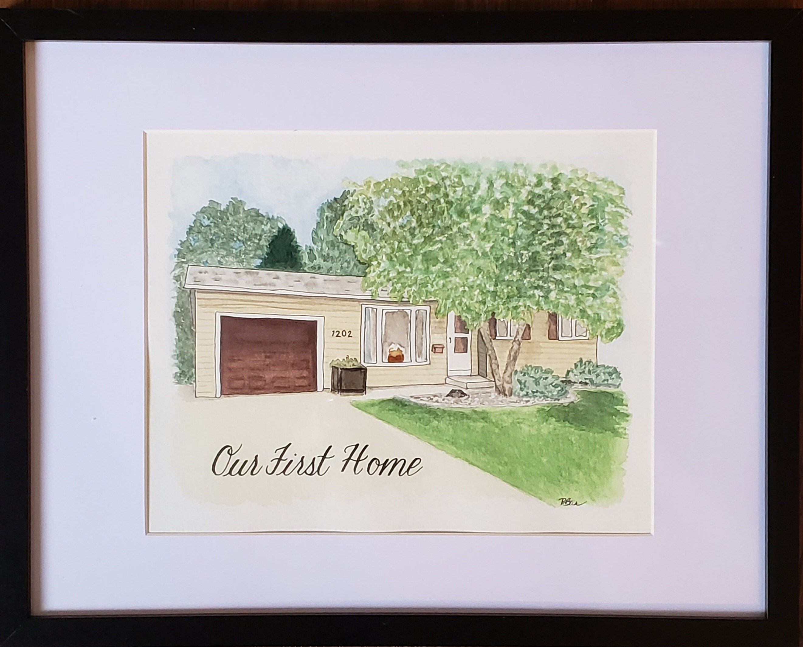 Custom Home Portraits; House Painting; House Portrait; Custom Portrait ...